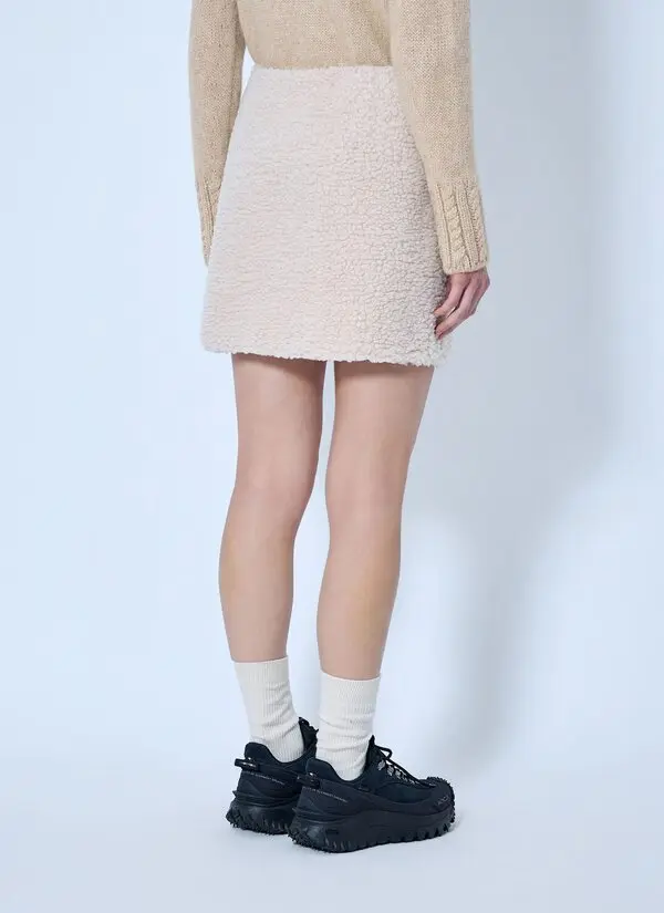 Moncler Teddy Mini Skirt