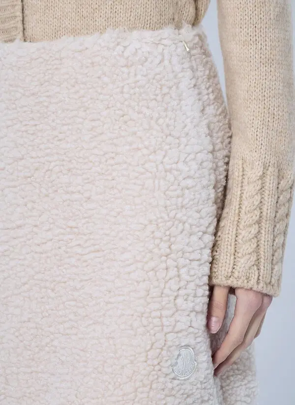 Moncler Teddy Mini Skirt
