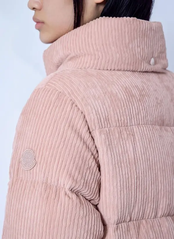 Moncler Lumineux Corduroy Short Down Jacket