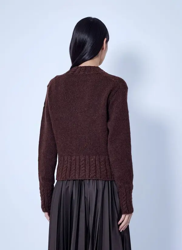 Moncler Alpaca Blend Polo Neck Jumper