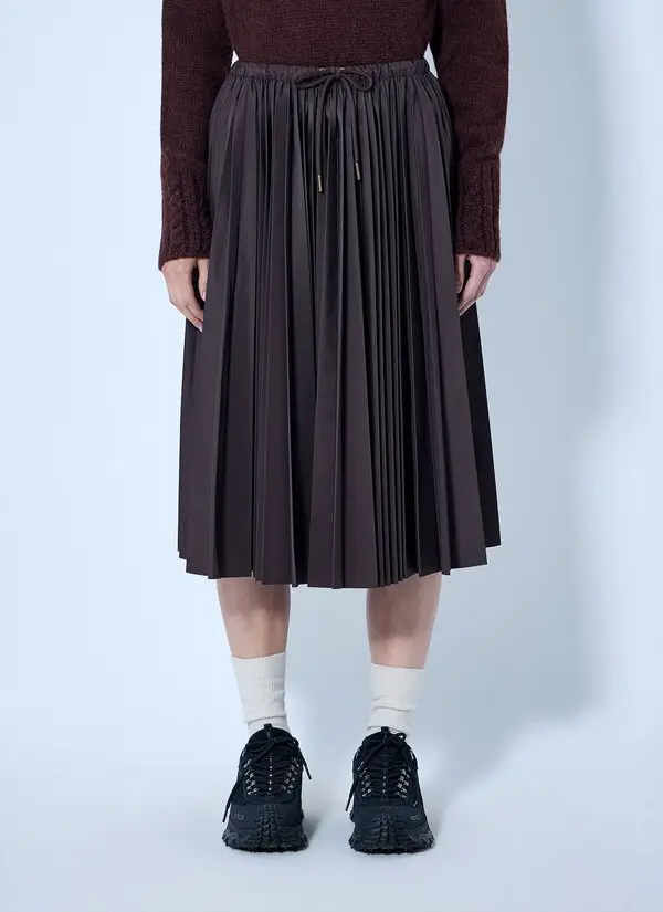Moncler Pleated Midi Skirt