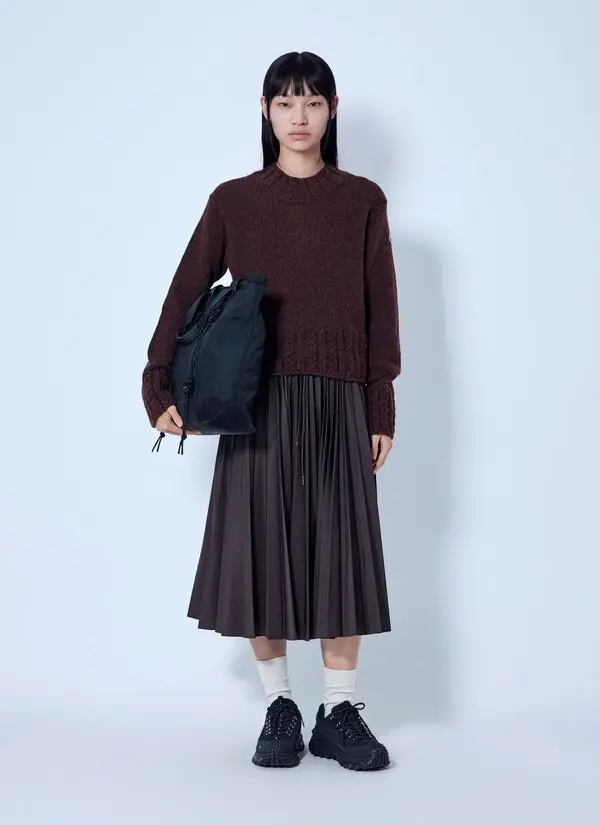 Moncler Pleated Midi Skirt