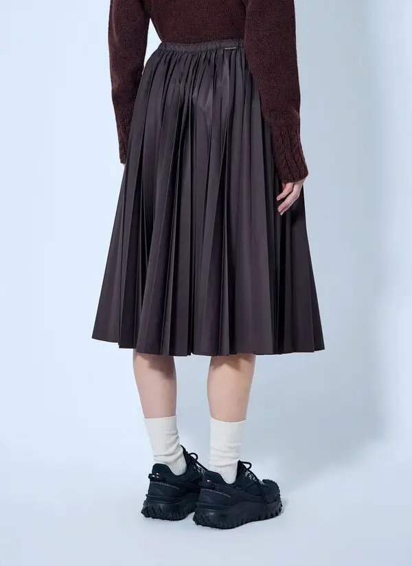 Moncler Pleated Midi Skirt