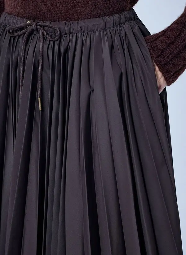 Moncler Pleated Midi Skirt