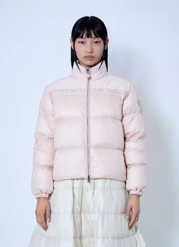 Moncler Meditation Short Down Jacket - Pink