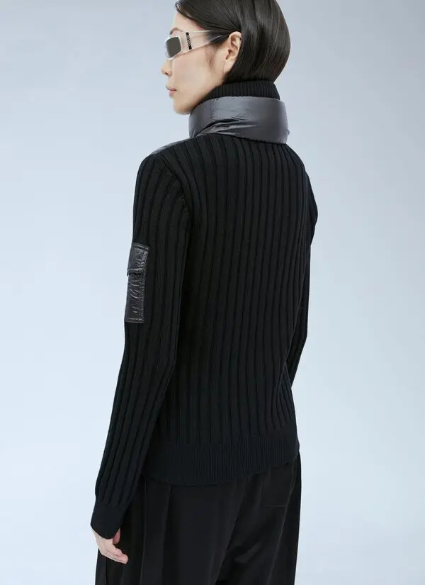 Moncler Padded Wool Cardigan