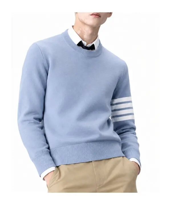 Thom Browne Crew-neck Sweater - Blue