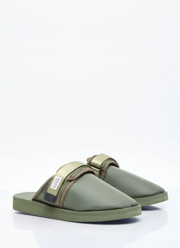 Suicoke Zavo-cab Mules - Green