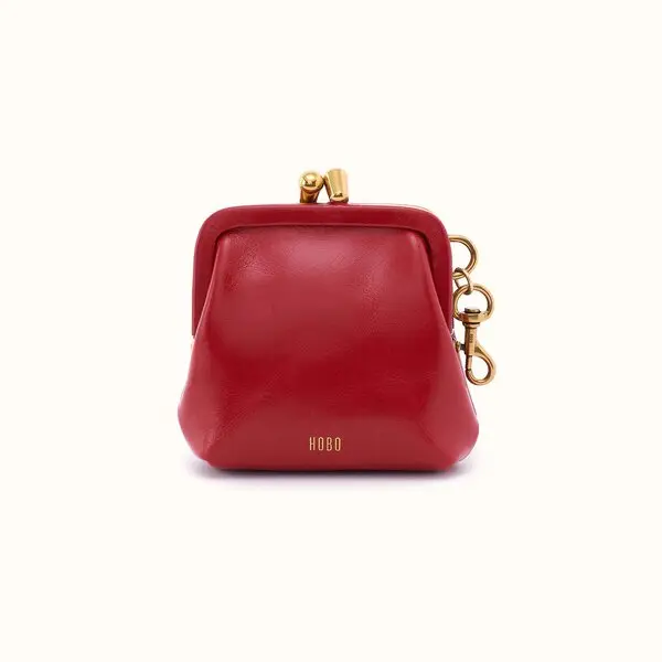 Hobo Alba Frame Clip Pouch - True Red