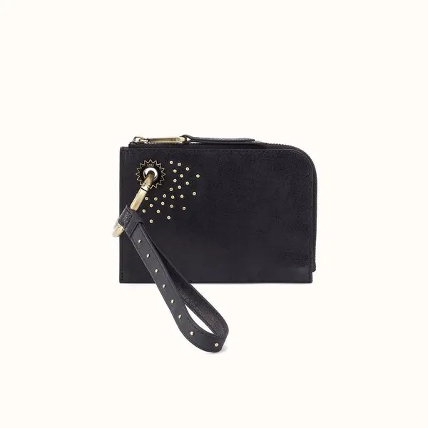 Hobo Jett Credit Card Wristlet Wallet - Black