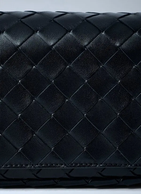Bottega Veneta Notturno Crossbody Bag - Black