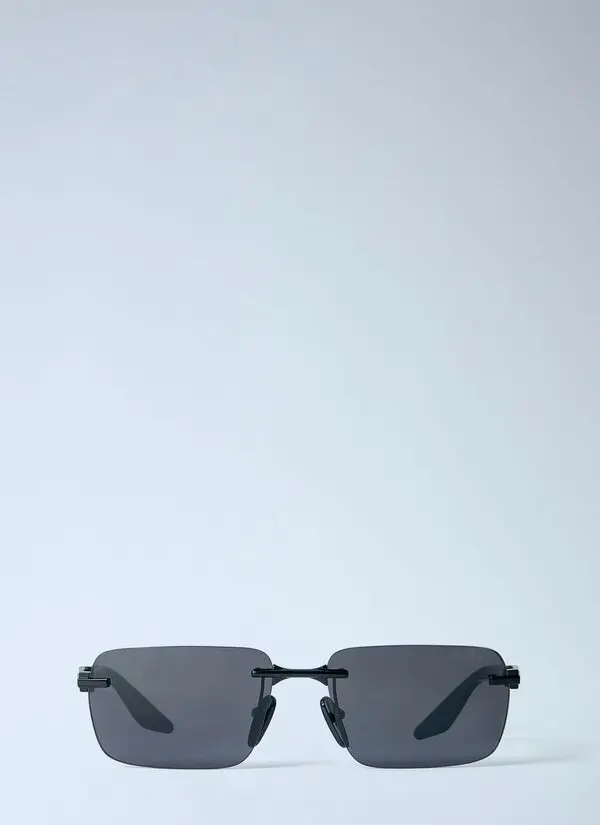 Prada Ps C52s Square Sunglasses - Black