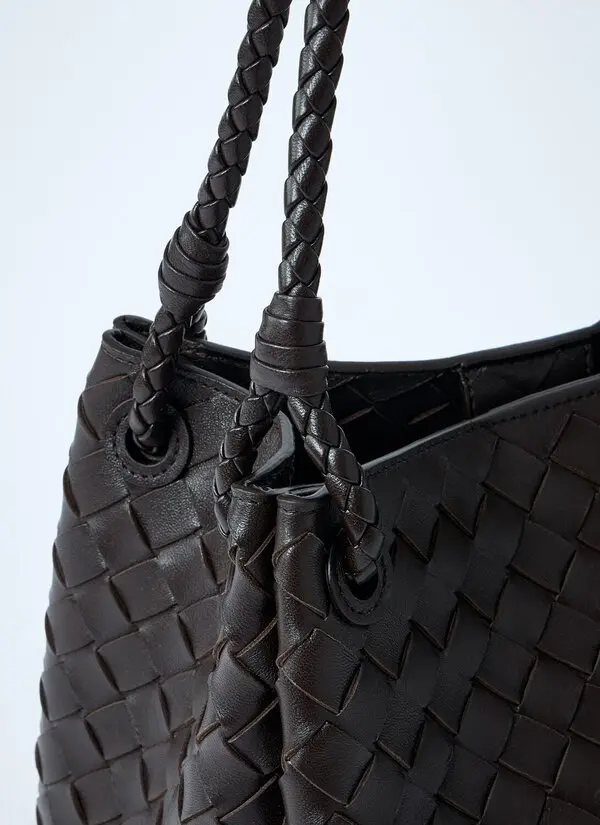 Bottega Veneta Medium Parachute Shoulder Bag - Brown