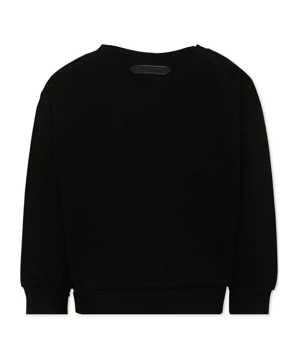 LANVIN Logo Patch Crewneck Sweatshirt