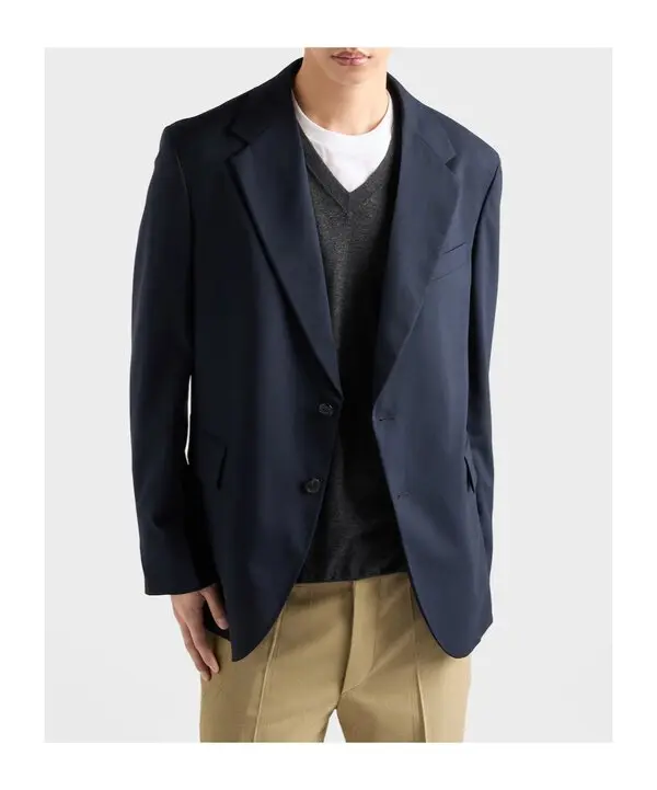 Prada Single-breasted Cashmere Jacket