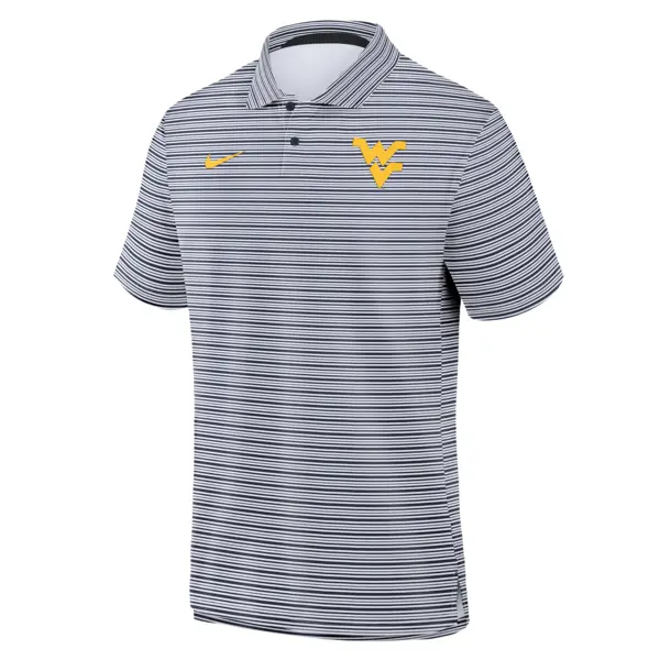 Nike West Virginia Primetime Dri-fit College Polo - Blue