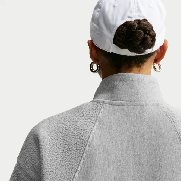 Nike Studio Fleece Heavyweight Plush Oversized 1/4-zip Sweatshirt