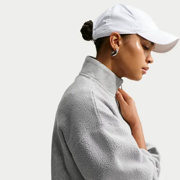 Nike Studio Fleece Heavyweight Plush Oversized 1/4-zip Sweatshirt
