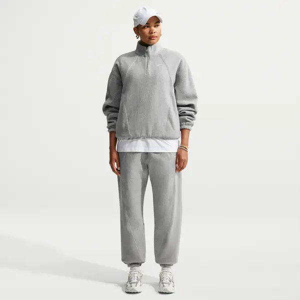 Nike Studio Fleece Heavyweight Plush Oversized 1/4-zip Sweatshirt