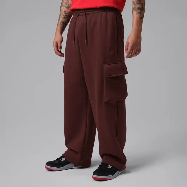 JORDAN Brooklyn Oversized Fleece Cargo Pants