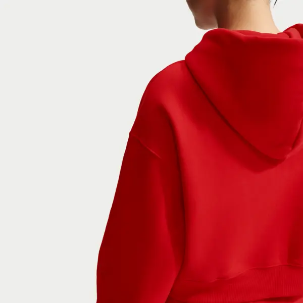 Nike Studio Fleece Medium Weight Oversized Full-zip Cropped Hoodie