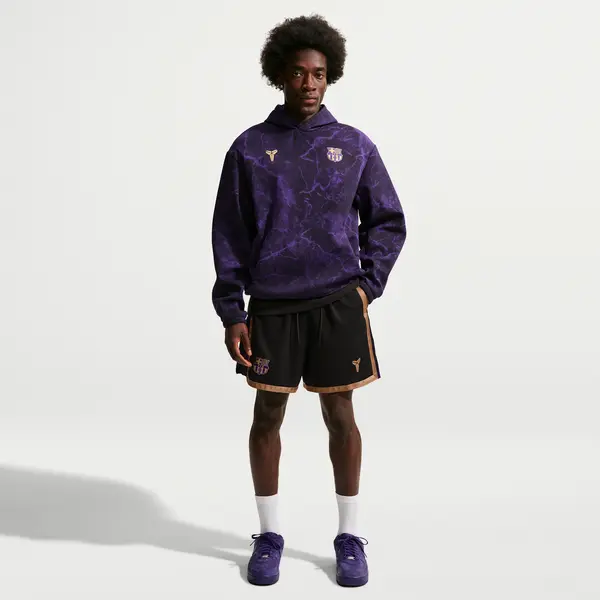 Nike Fc Barcelona Away Kobe Dri-fit Soccer Shorts - Black