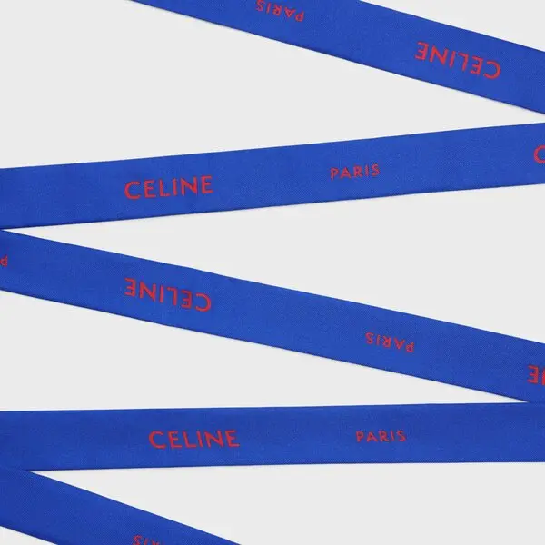 Celine Tape Ribbon, 192 - Blue/red