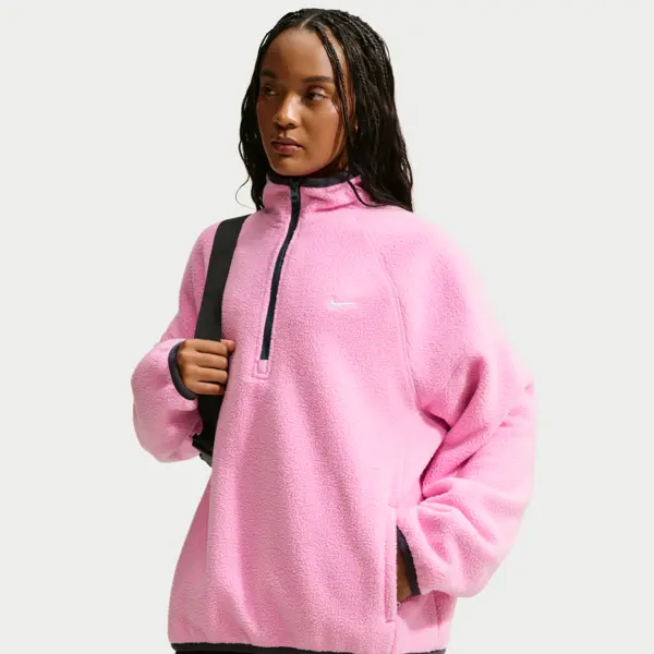 Nike Sportswear Oversized Fleece Top - Pink