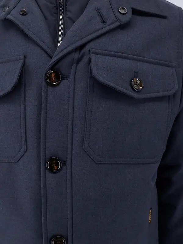 MOORER Dassonpum Waterproof Fabric Jacket - Blue
