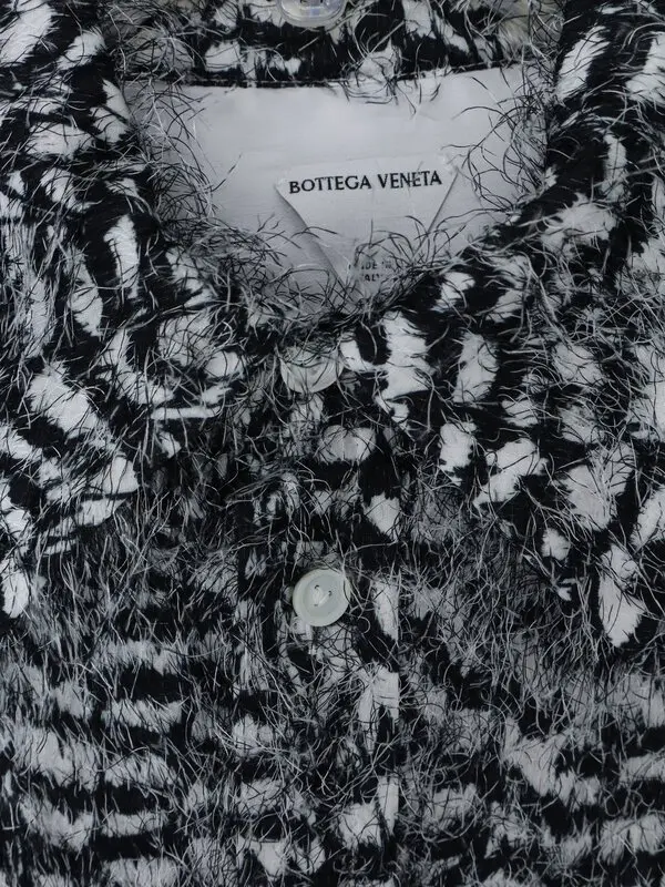 Bottega Veneta Twotone Viscose Shirt With Fil Coupé Detailing