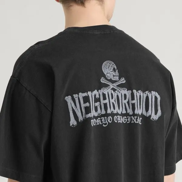 NEIGHBORHOOD Ss-3 Bones Logo T-shirt