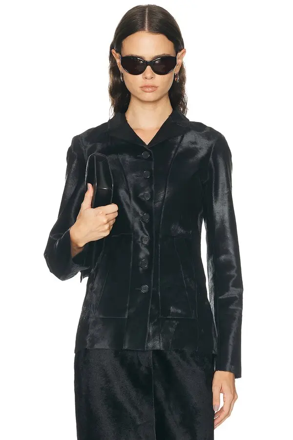 EAVES Sigrun Calf Hair Jacket
