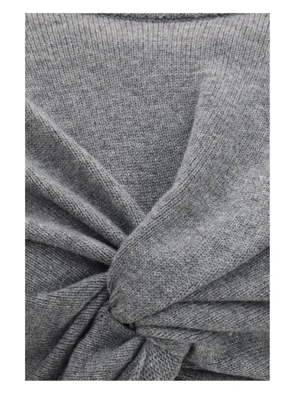 Balenciaga Ruched Crewneck Sweater