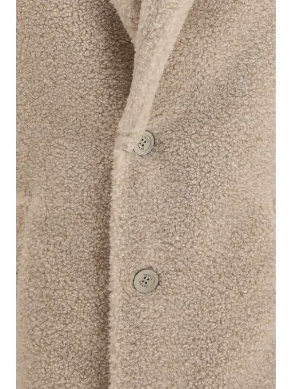 Herno Teddy Coat - Cream