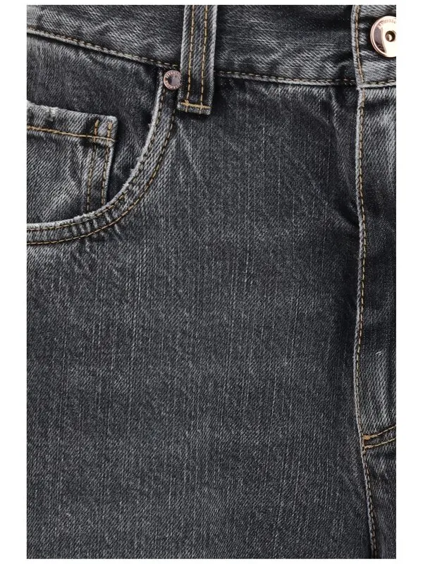 Brunello Cucinelli Straight Jeans - Gray