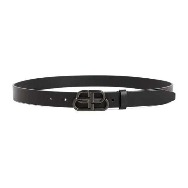 Balenciaga Leather Bb Belt