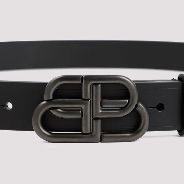 Balenciaga Leather Bb Belt