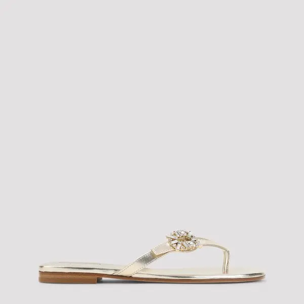 ROGER VIVIER Strass B Flip Flops - Multicolor