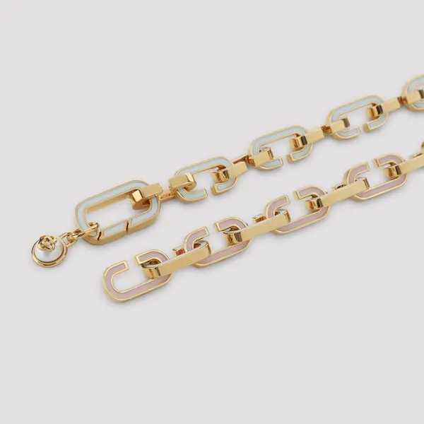 Casablanca Enamel C Link Necklace