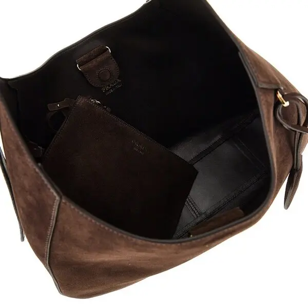Prada Suede Leather Large Boogie' Bag