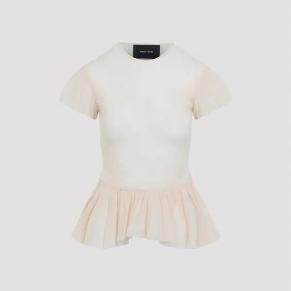 Simone Rocha Sheer Ballet Peplum Top