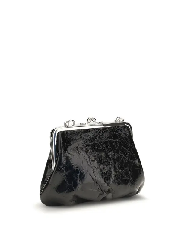 VIVIENNE WESTWOOD Granny Frame Patent Leather Handbag