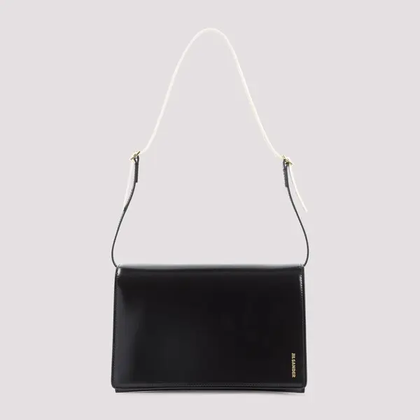 JIL SANDER File Shoulder Bag - Black