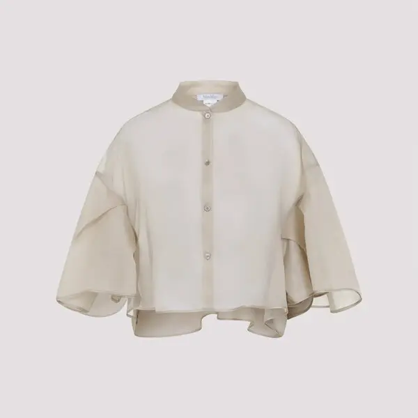 Max Mara Organza Cape - Multicolor