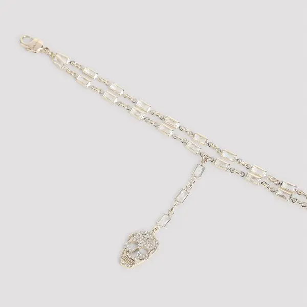 Alexander McQueen Pavè Skull Bracelet