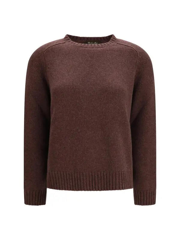 Loro Piana Parksville Cashmere Crewneck Sweater - Multicolor