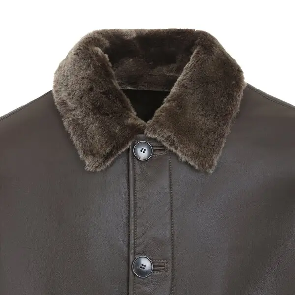 YVES SALOMON Leather Jacket