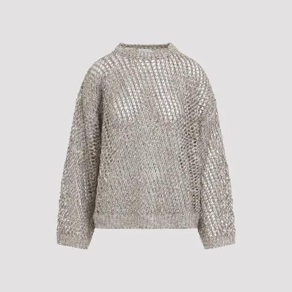 Brunello Cucinelli Fish-net Sweater - Multicolor