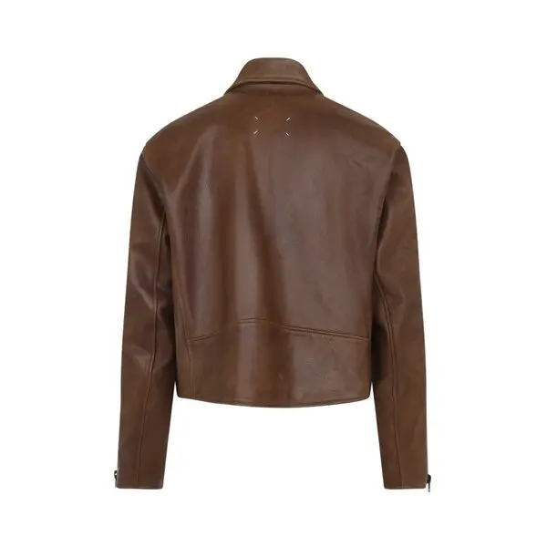 MAISON MARGIELA Biker Leather Jacket