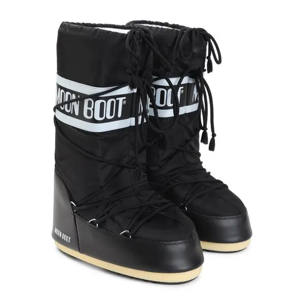 Moon Boot Icon Nylon Boots - Black